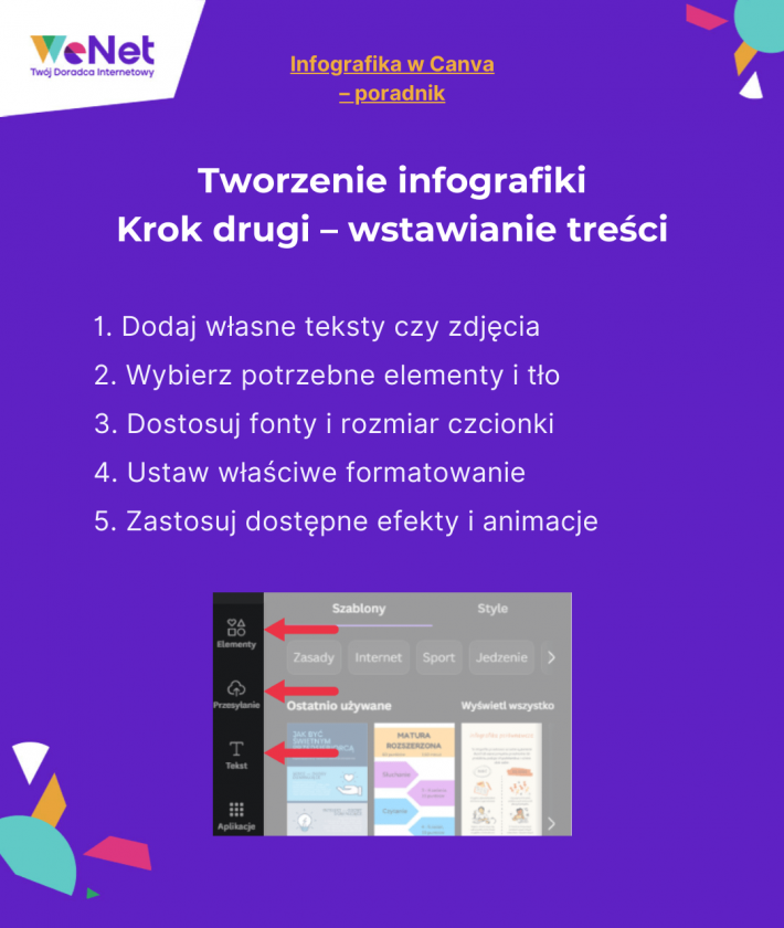 Jak zrobić infografikę w Canva? Poradnik krok po kroku - WeNet