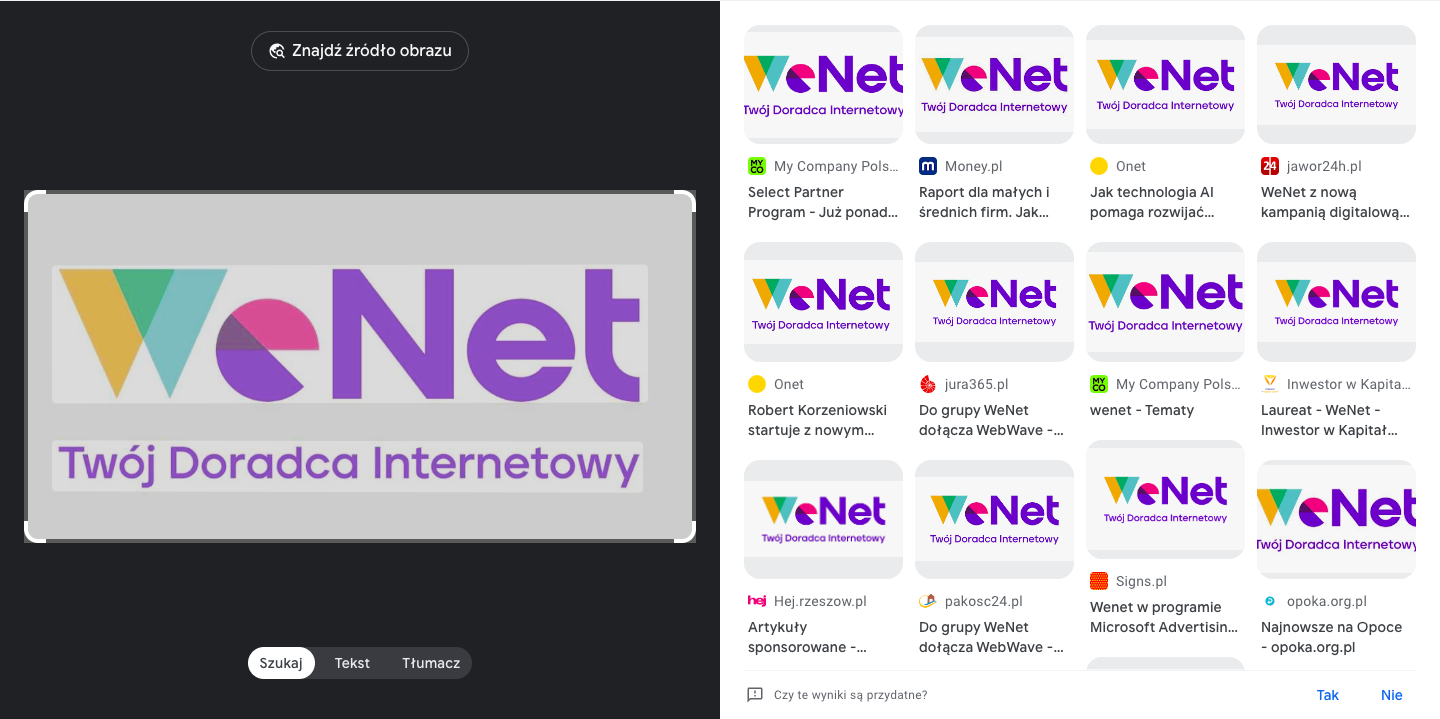 Wyszukiwanie grafik w Google – jak to działa? - WeNet